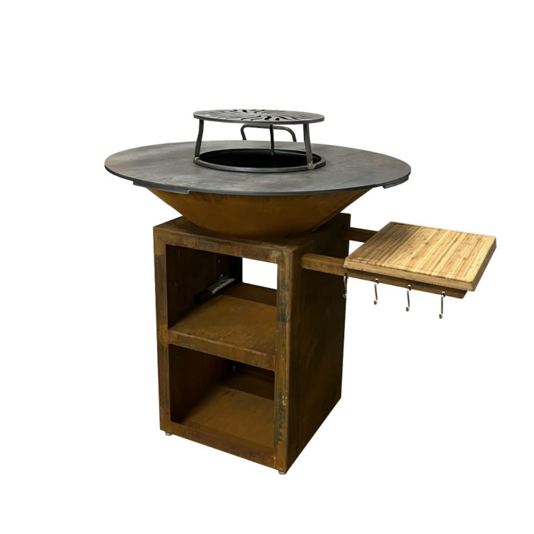 Brasero en acier Corten - Astrid de Sologne, Miradors et aménagement du ...