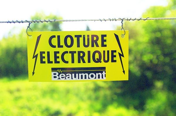 PLAQUE DE SIGNALISATION « Clôture électrique » - Astrid de Sologne ...
